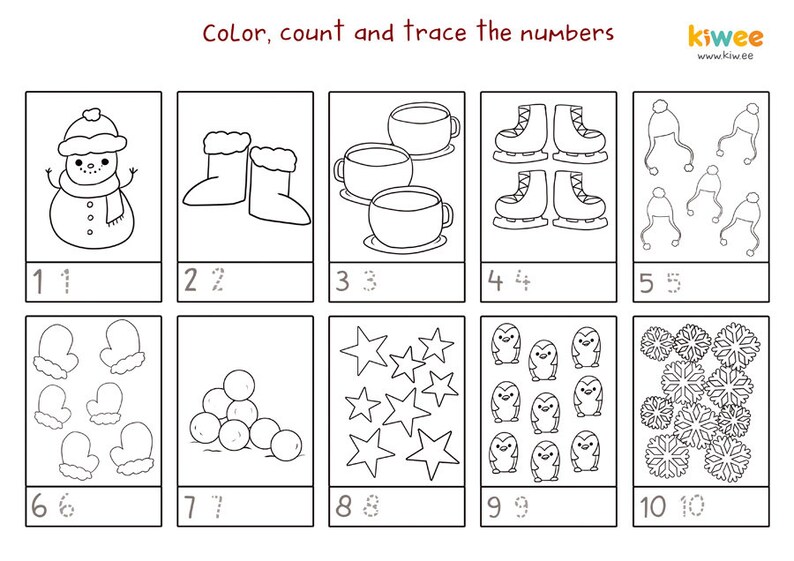 PDF Printable Activity Book Quiet Book Coloring Book Preschooler ...