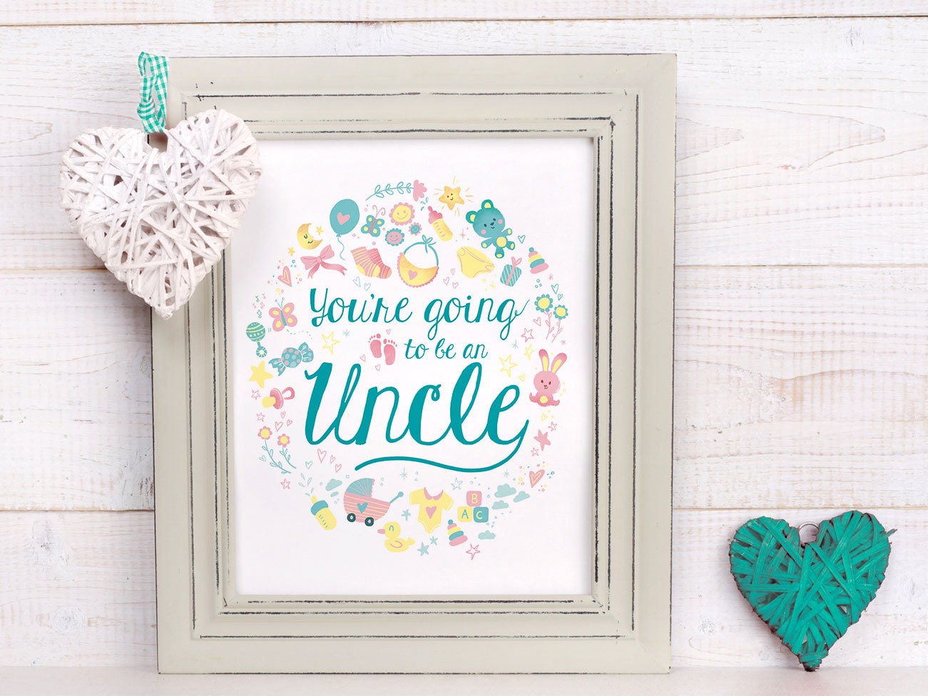 You're Going to Be an Uncle Printable Uncle Poster - Etsy