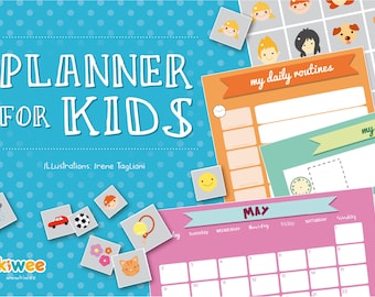 Printable Kids Planner, Kids Planner, Kids Planner Printable, Planner ...