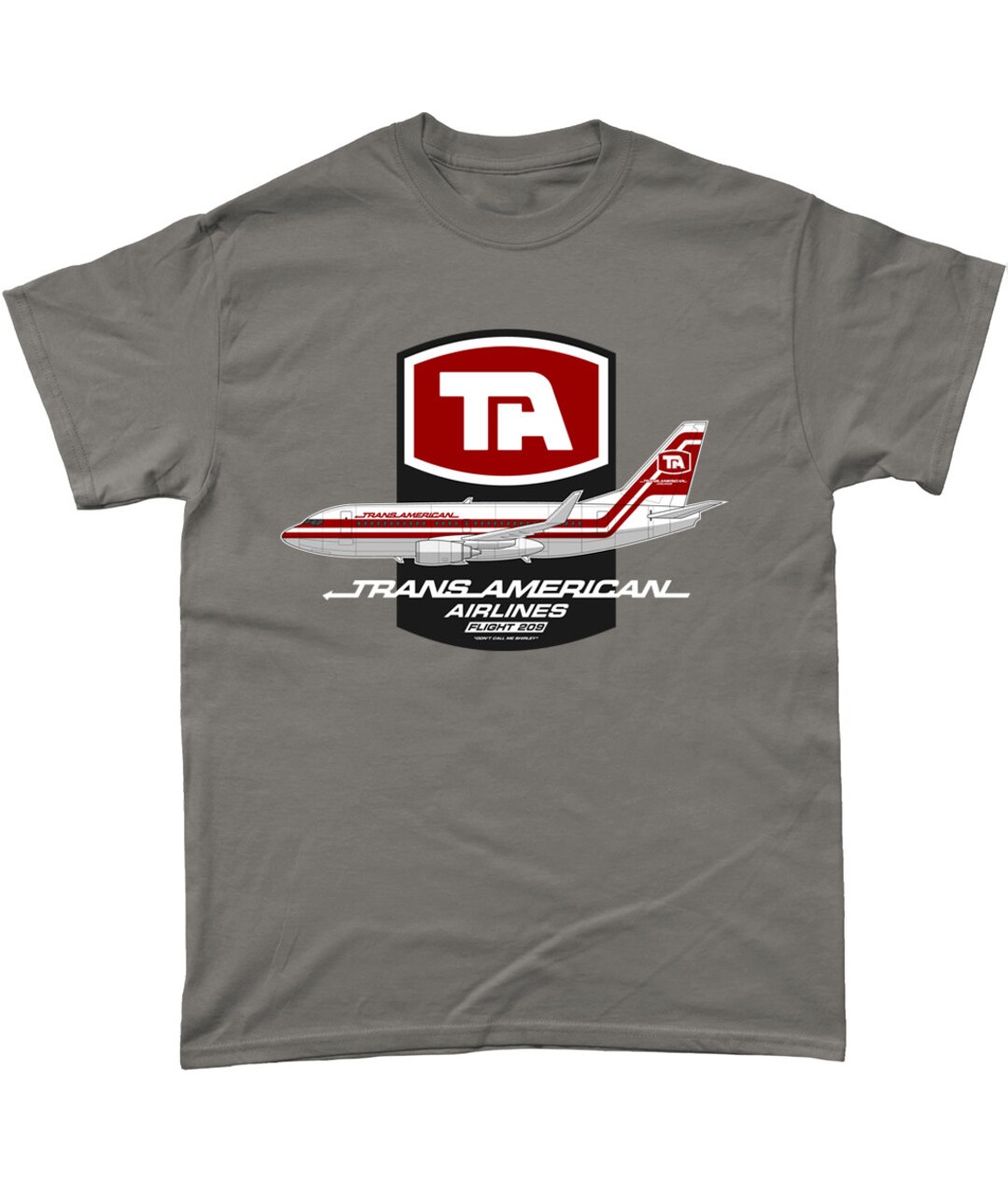 Airplane Trans American Airlines Flight 209 T Shirt - Etsy