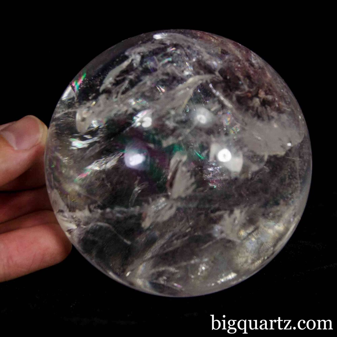 Quartz Crystal Sphere, 2 Pounds (brazil #G0305) 3.3 Inches - Etsy