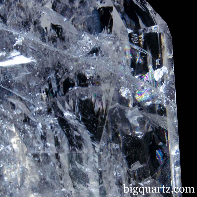 Large Quartz Crystal on Light Stand, 30 Pounds (brazil #G0302) 10.5 ...