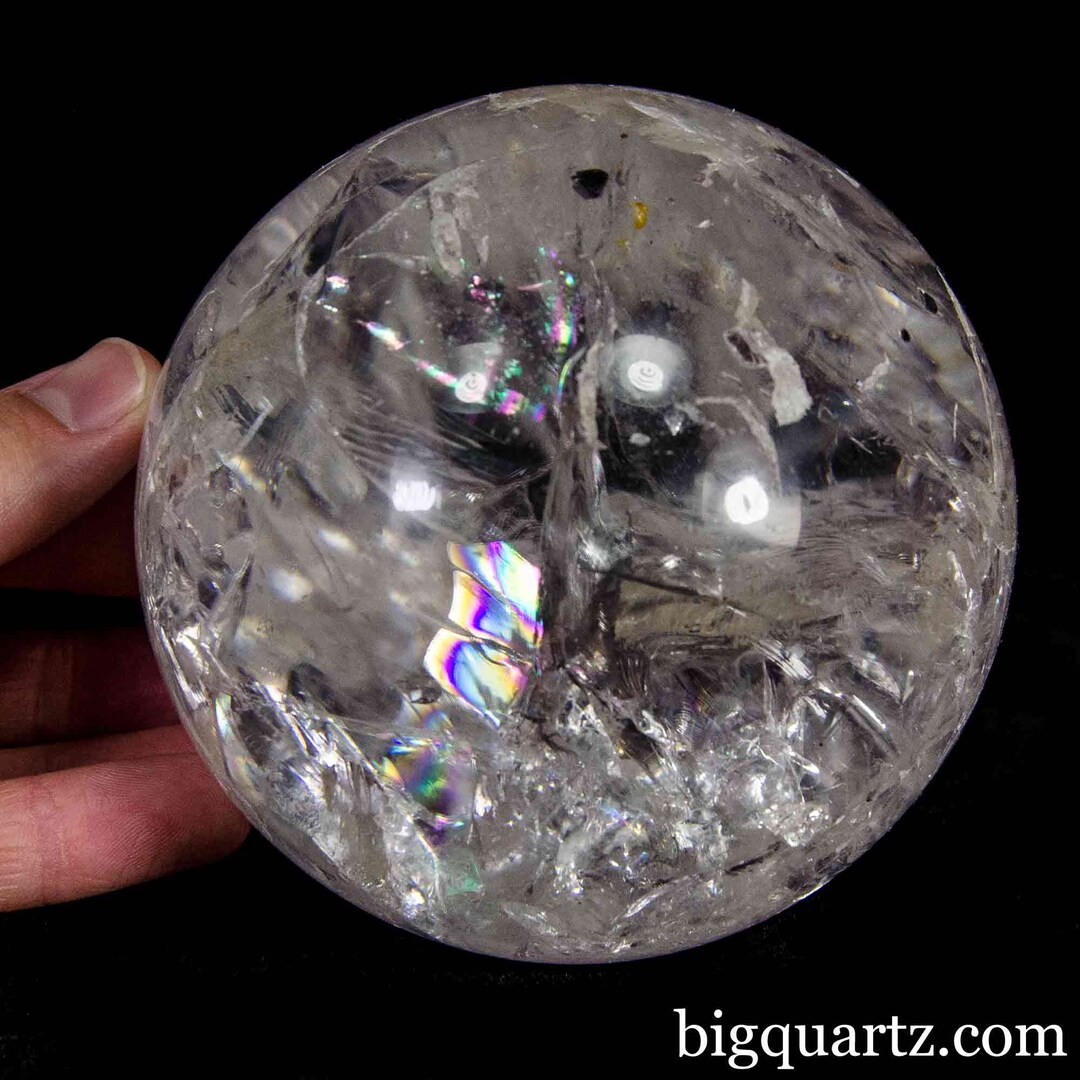 Quartz Crystal Sphere, 2.9 Pounds (brazil #G0303) 3.8 Inches - Etsy