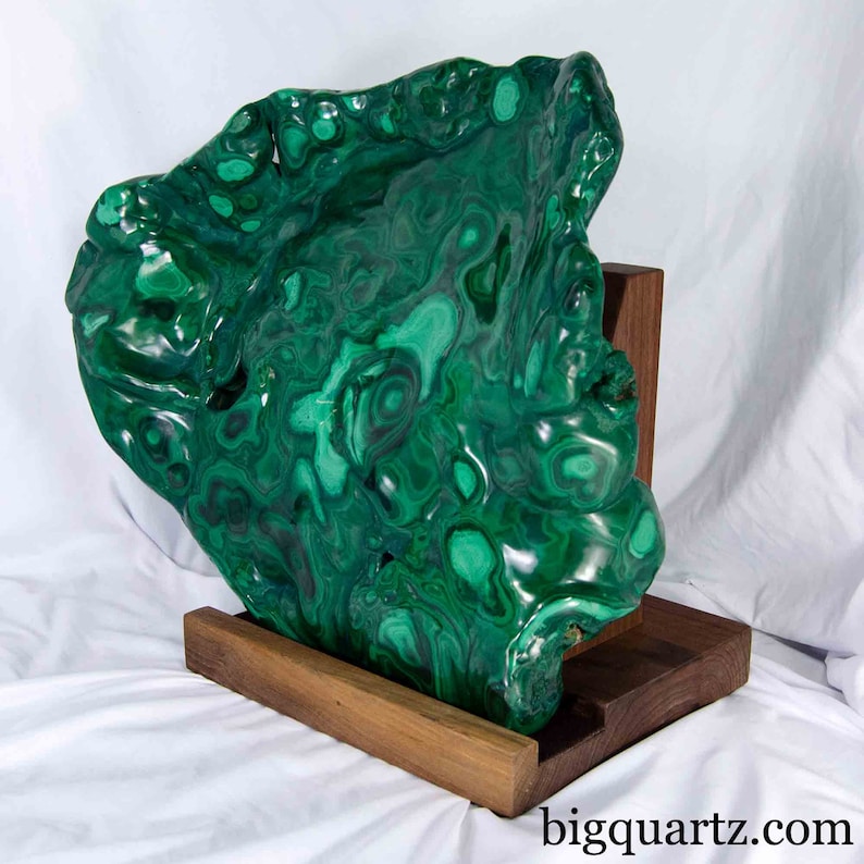 Large Malachite Specimen, 61 Pounds (congo #F0382) Mineral Crystal ...