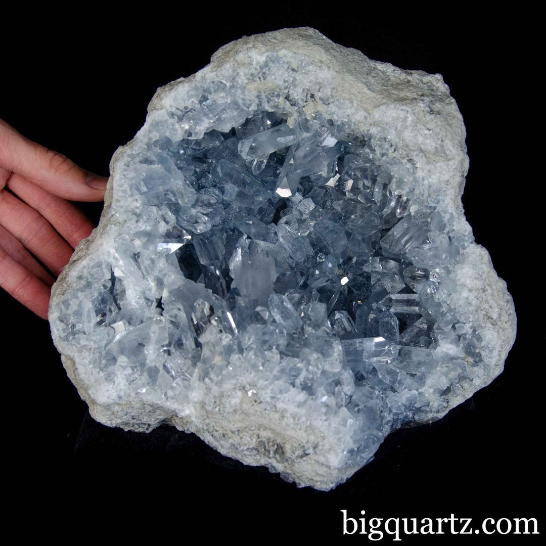 Celestite Geode 8.3 Inches madagascar F0625 16.4 Pounds - Etsy