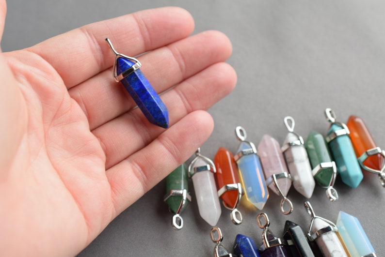 Crystal Point Choker Black Choker Crystal Pendant Necklace - Etsy