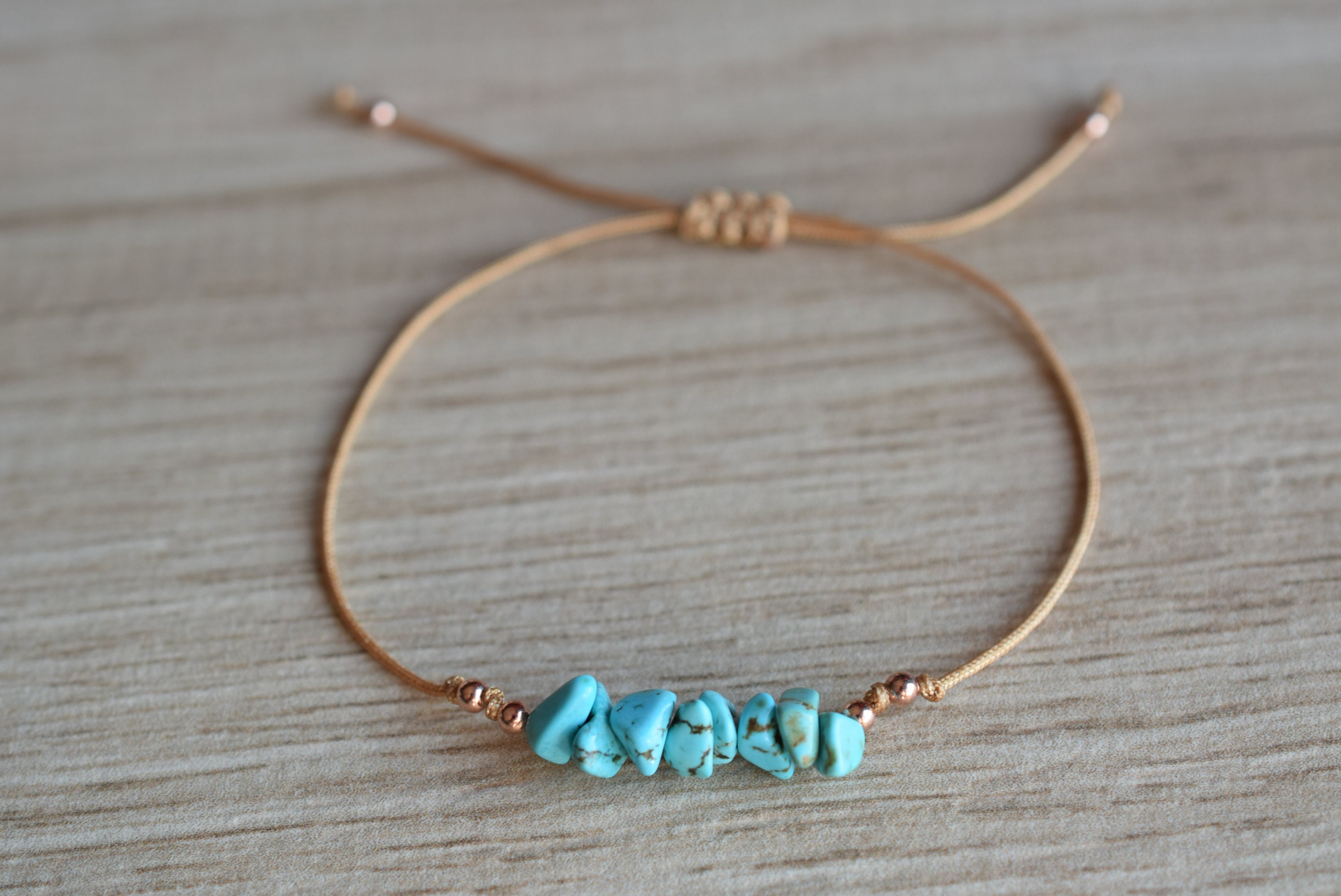 Turquoise Bracelet Turquoise Chips Bracelet Turquoise | Etsy