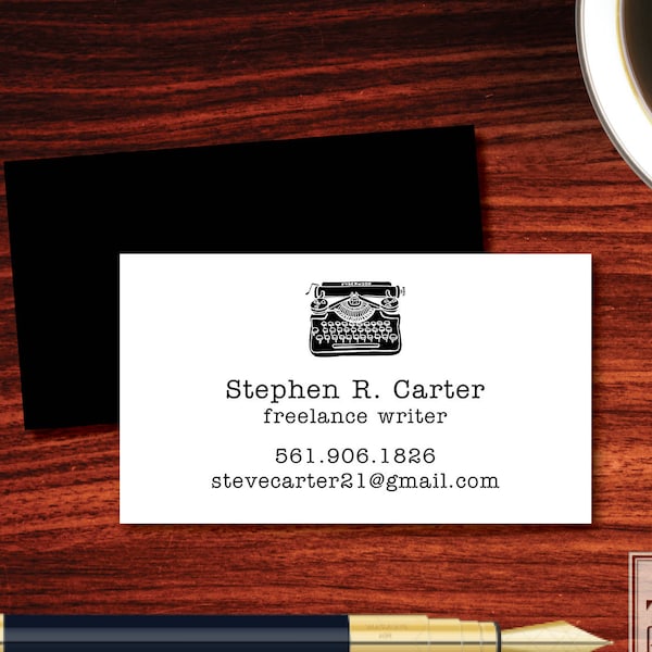 Writer Business Card - Etsy