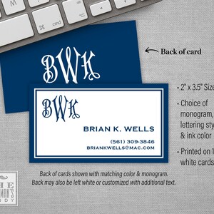 Regency Stationery Bundle • Monogrammed Notepad, Flat Notecards, Folded ...