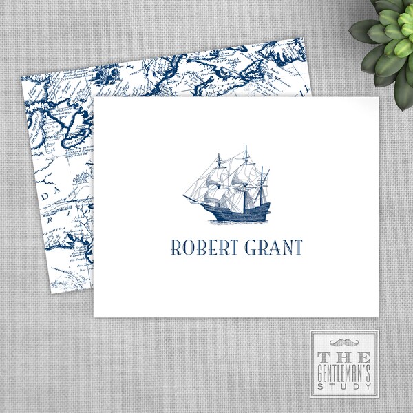 Nautical Note Cards - Etsy