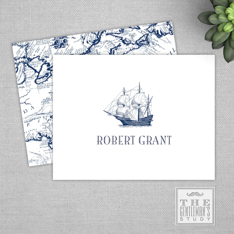 Nautical Note Cards - Etsy