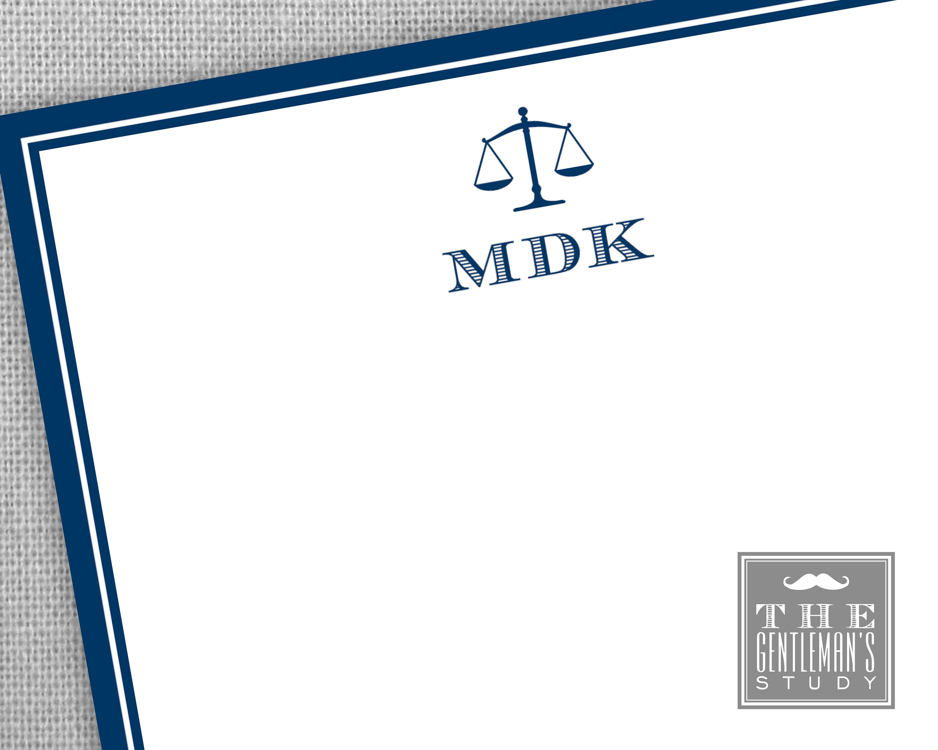 Scales of Justice Notepad - 5" X 7" Personalized Memo Pads for Lawyer ...