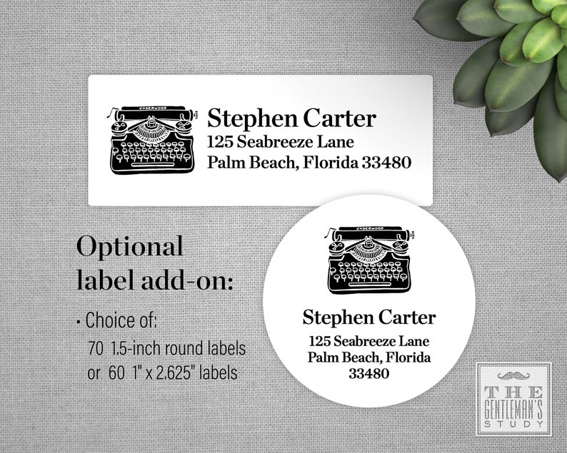 Vintage Typewriter Stationery Set - Personalized Notecards & Notepad - Etsy