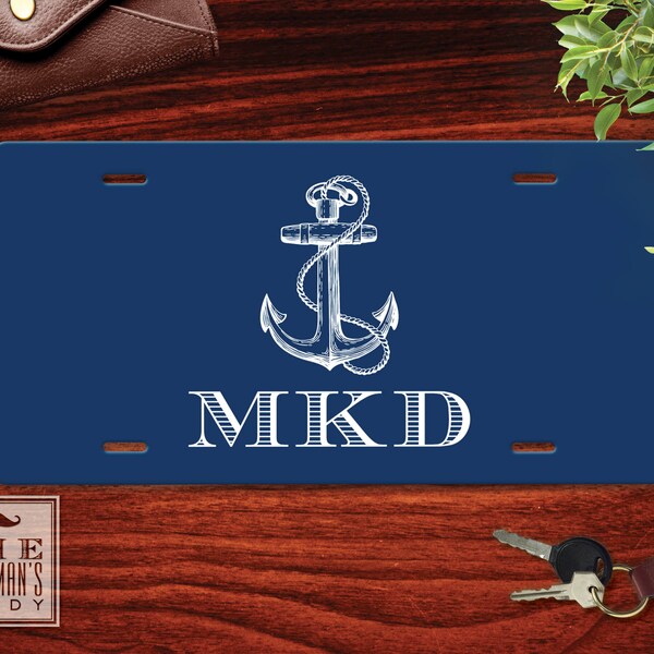 Nautical License Plate - Etsy