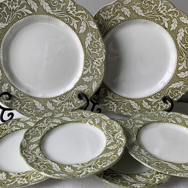 Green Transferware - Etsy