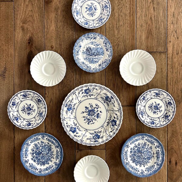Blue Transferware - Etsy