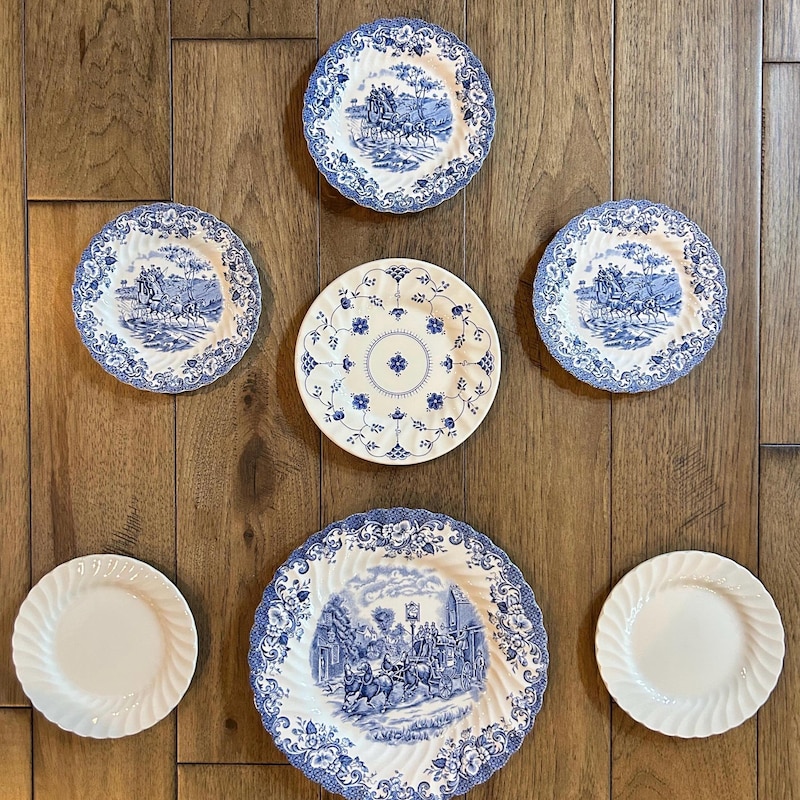 Blue Transferware - Etsy