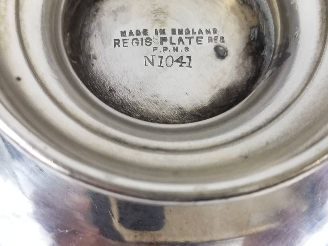 2 regis plate silver plated serving baskets | Etsy