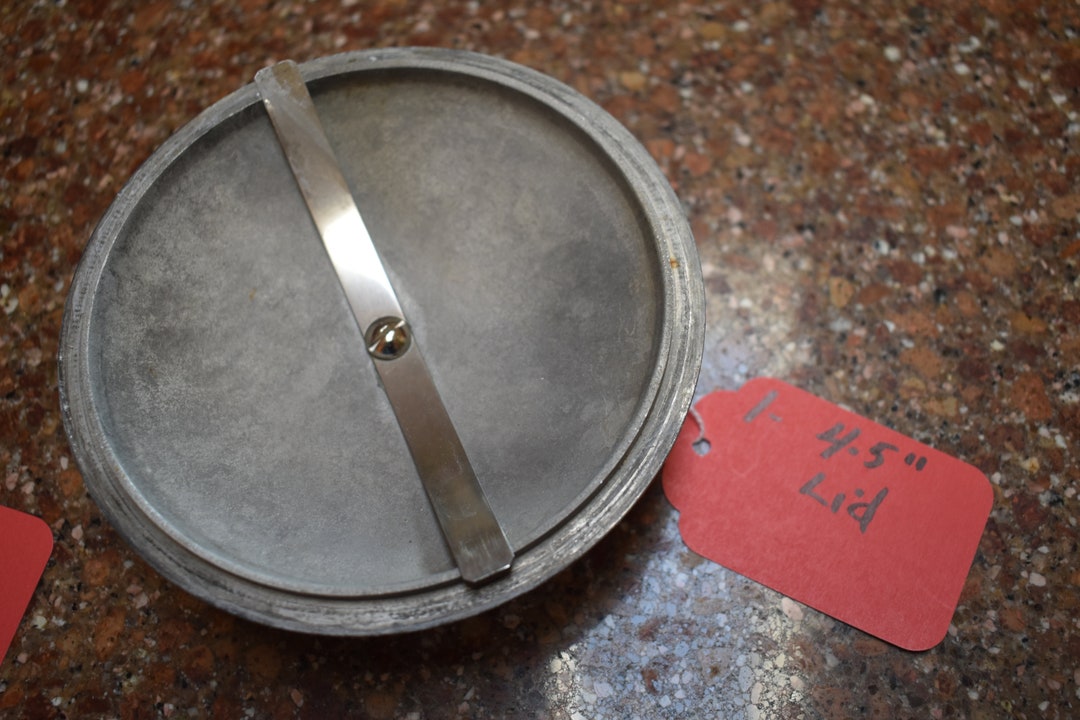 Vintage Heavy Aluminum 5" Lid for Teapot/coffee Pot Locking Clip Inside ...