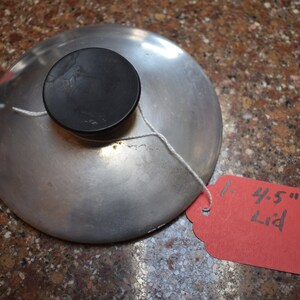 Vintage Heavy Aluminum 5" Lid for Teapot/coffee Pot Locking Clip Inside ...