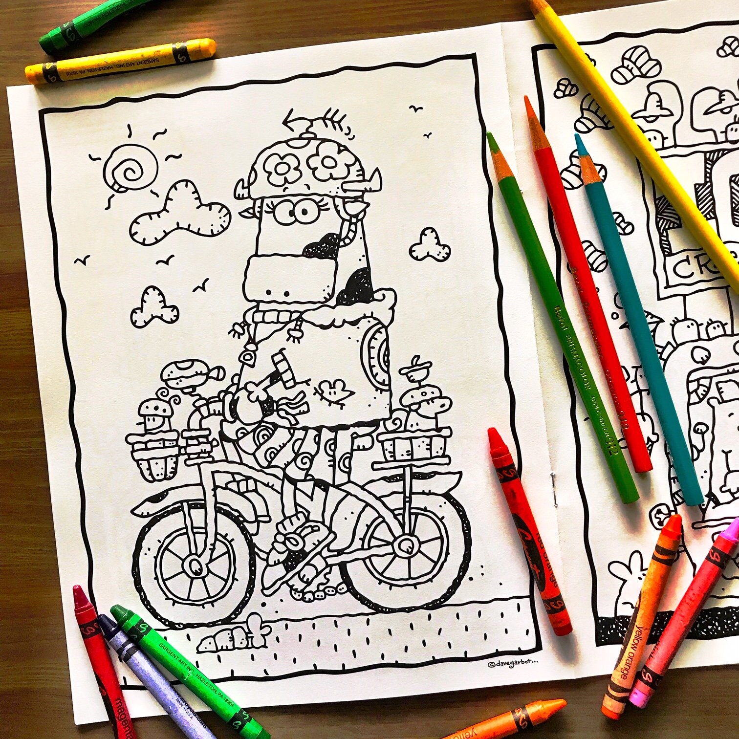 Simple Life Coloring Book - Etsy
