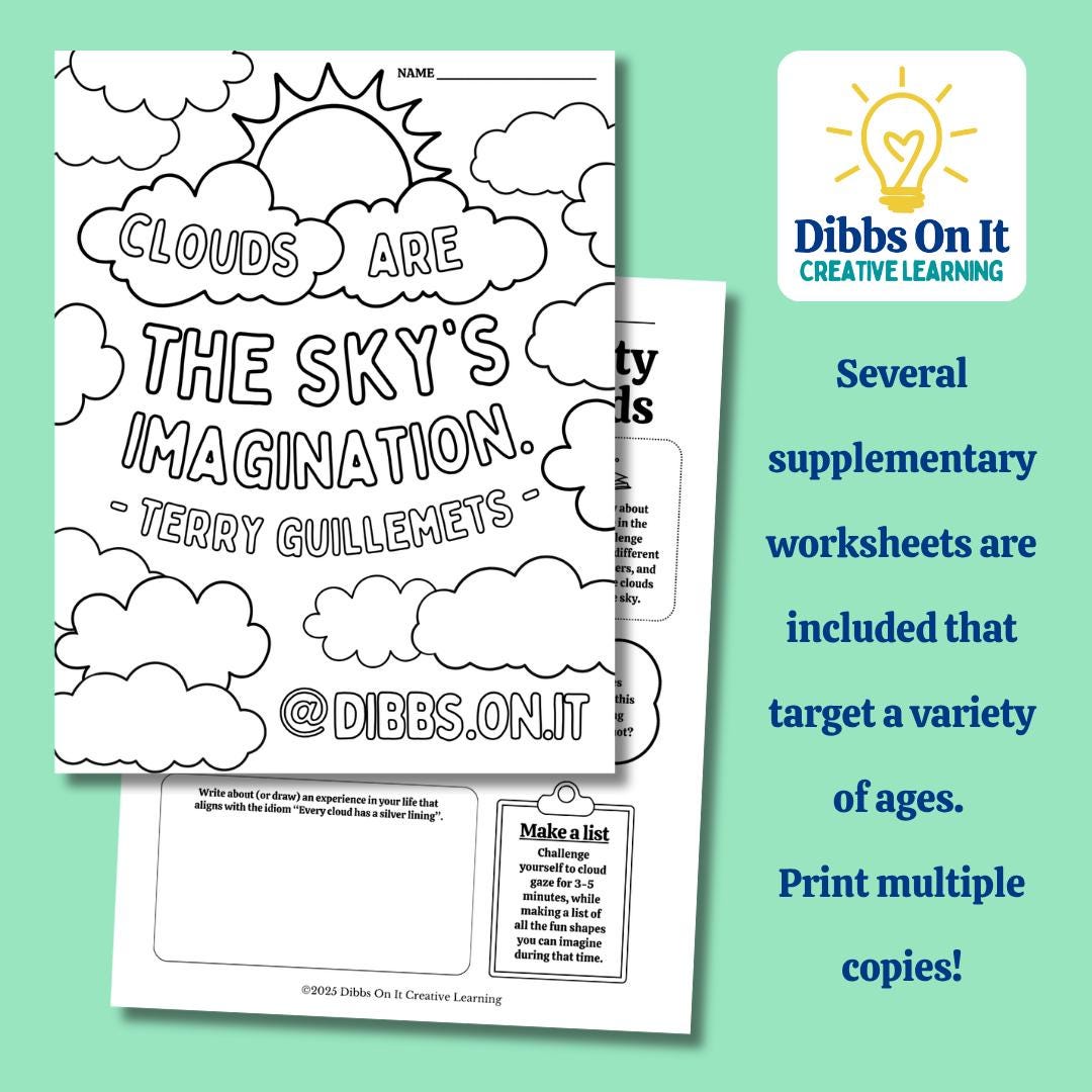 Clouds STEAM Lesson Plan | Cloud Types, Activities (digital Download ...