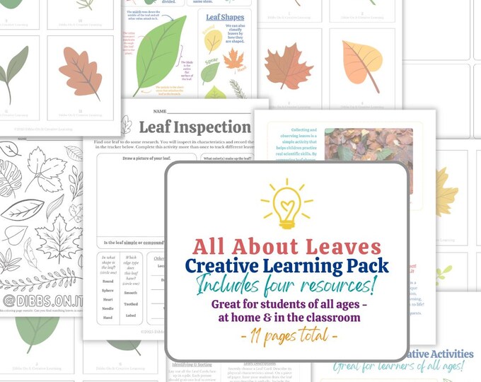 Leaf Hunt Printable: Preschool Nature Learning Activity (digital ...