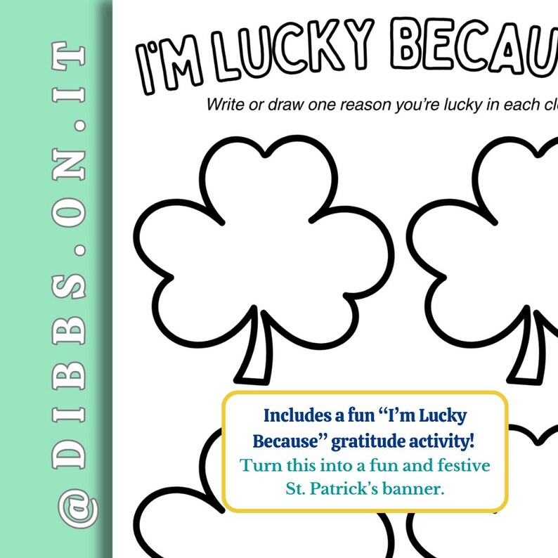 St. Patrick's Coloring Page, Kids Saint Patty's Day Resources, Lucky ...