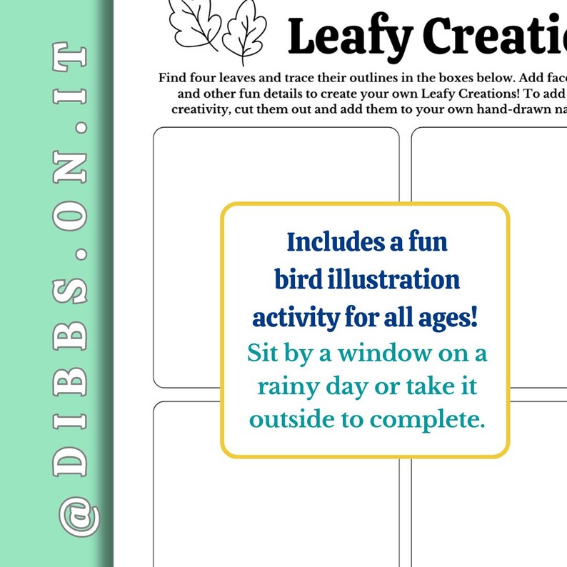 Leaf Coloring Page | Kids Outdoor Education Worksheet | Fall Leaves ...