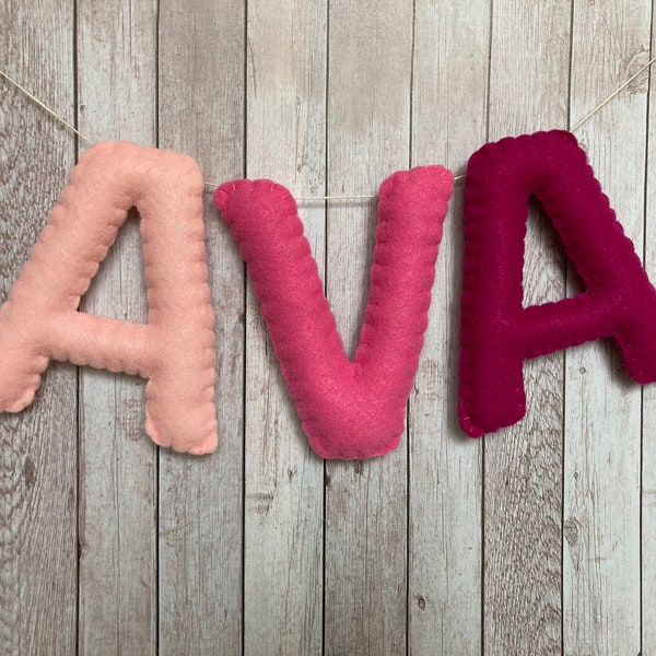 Felt Name - Etsy