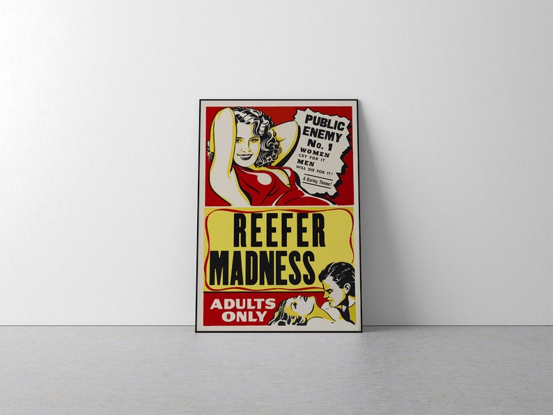 Digital Prints Art & Collectibles Prints Printable art Printable Reefer ...