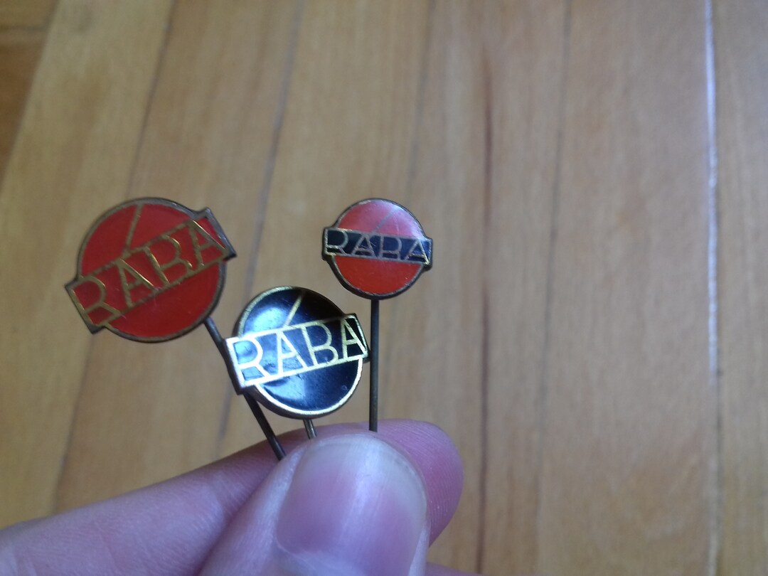 Set of 3 Vintage Badge RABA Automotive Group Logo Trucks Agri-machinery ...