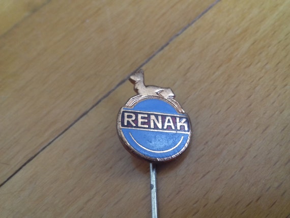 Vintage enamel pin badge DDR RENAK - Germany bicycle - Gem