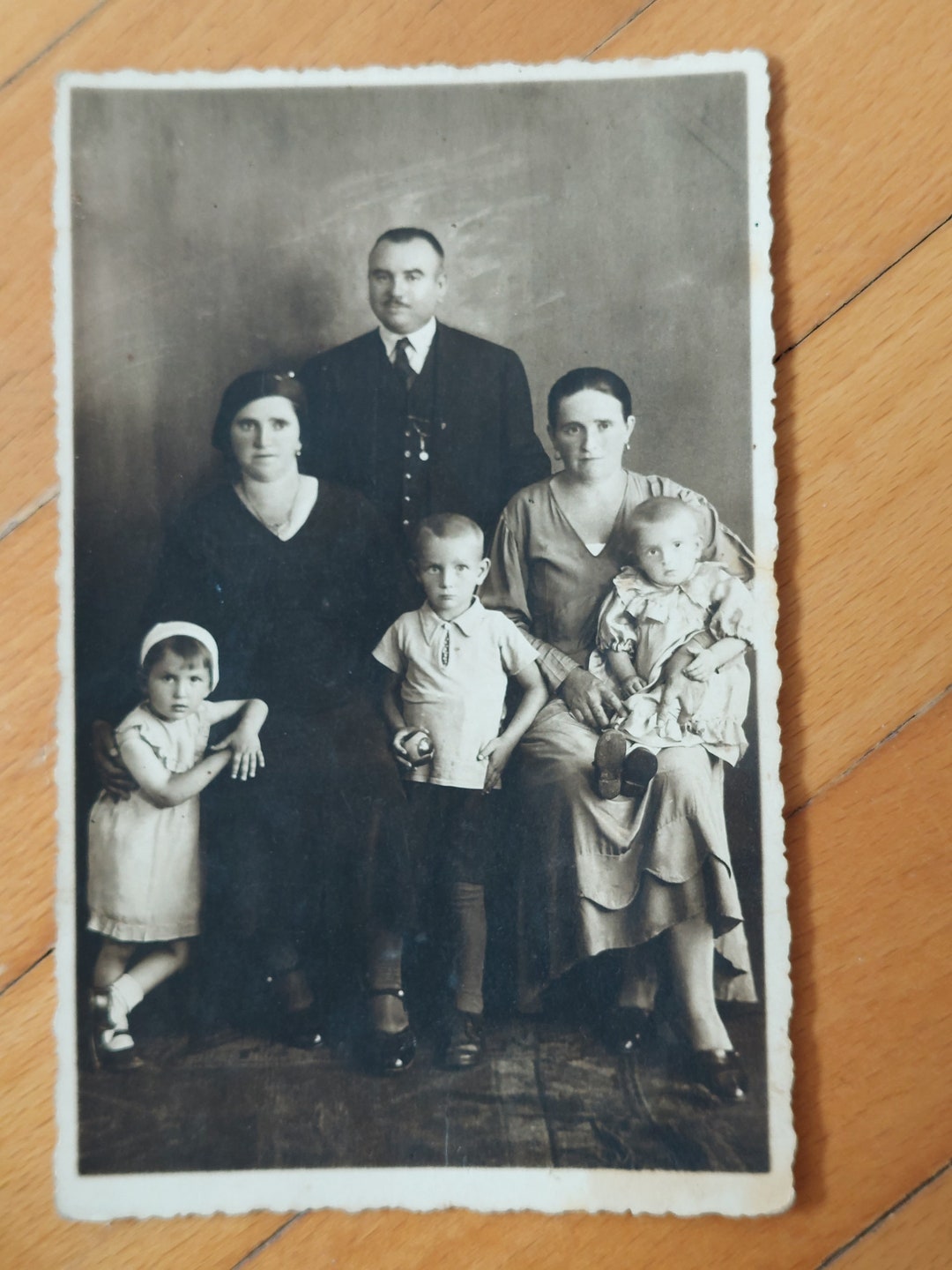 Vintage Real Photo Balkan Macedonia Family Photo From 30s - Etsy