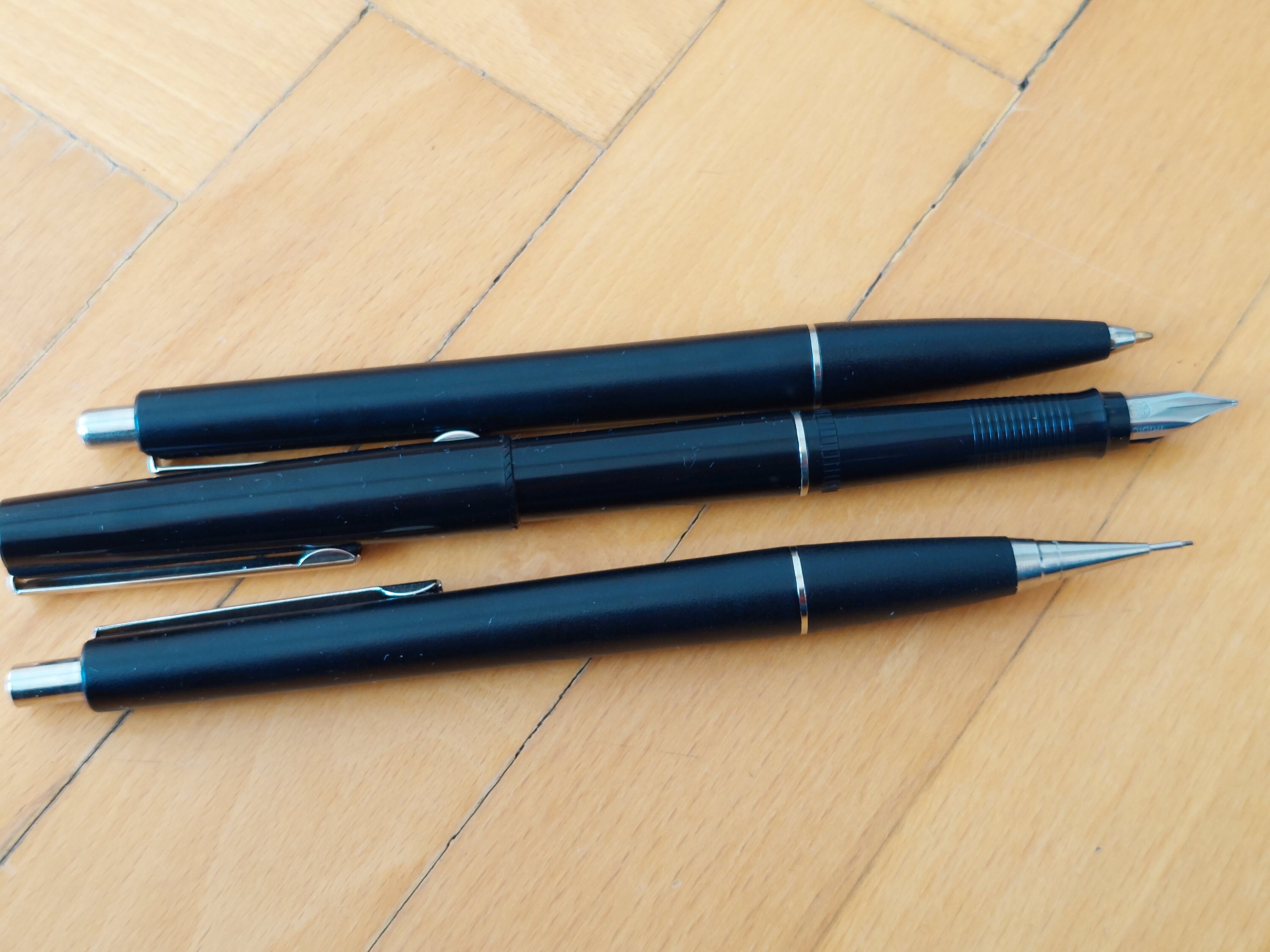 Vintage Rexpen BLACK Color Pens and Pencil in Original Box - Etsy