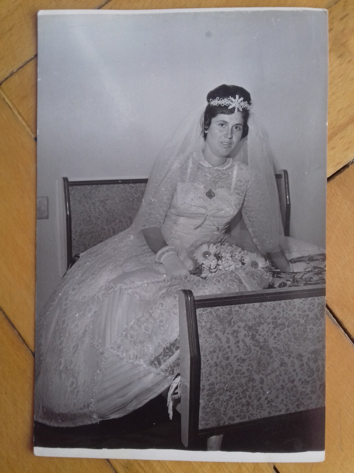 Vintage Photo Handsome Elegant Woman Lady Bride From 50's - Etsy