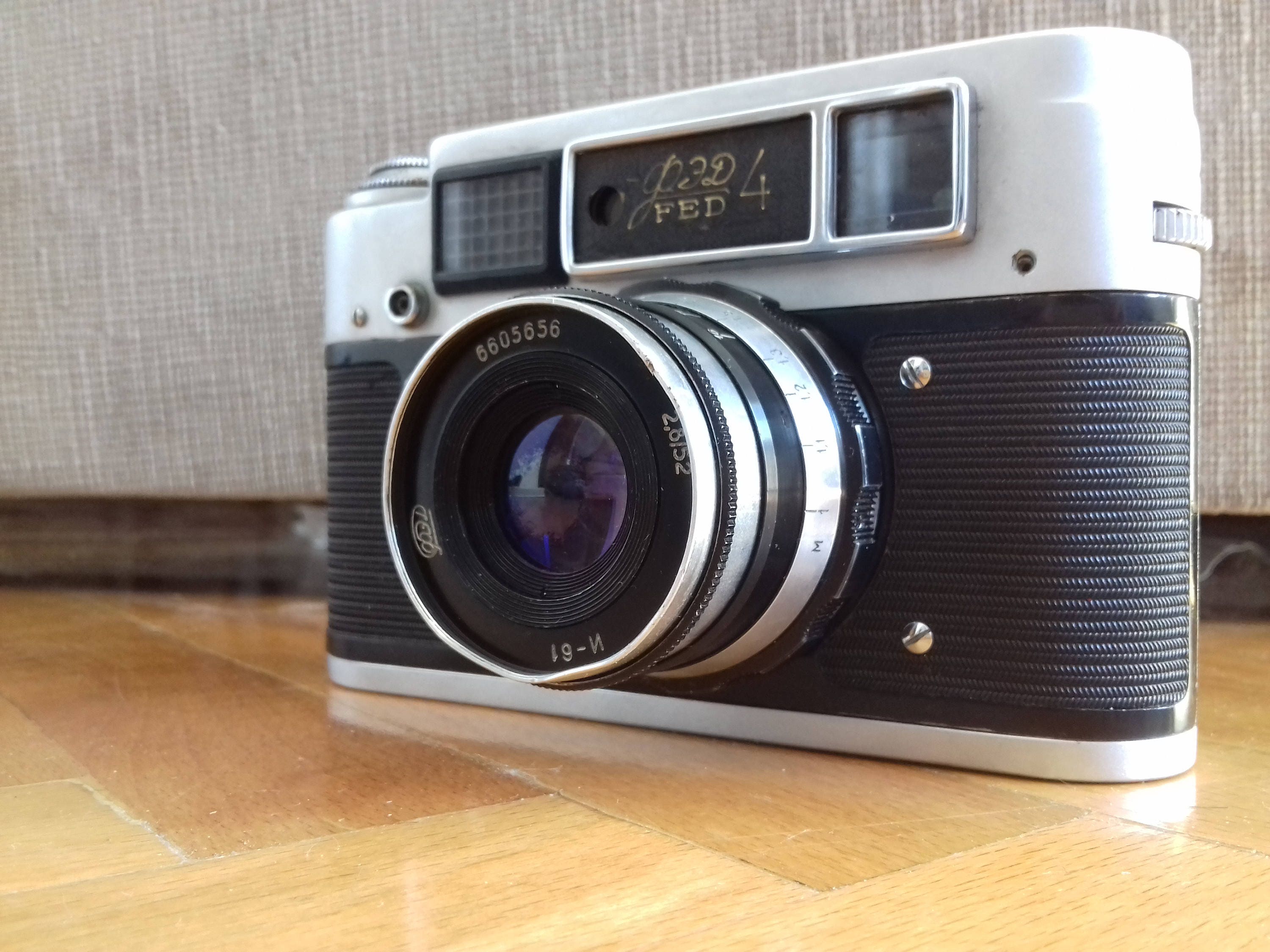 Vintage Soviet Rangefinder Camera FED 4 With Industar 61 Lens - Etsy
