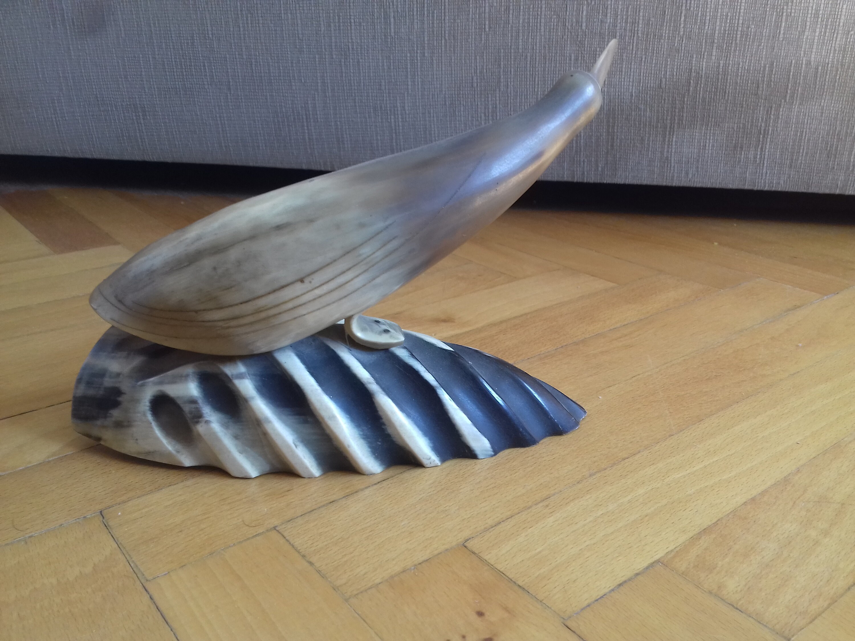 Vintage Handmade Horn Sculpture Bird/ Carved Horn Penguin - Etsy UK