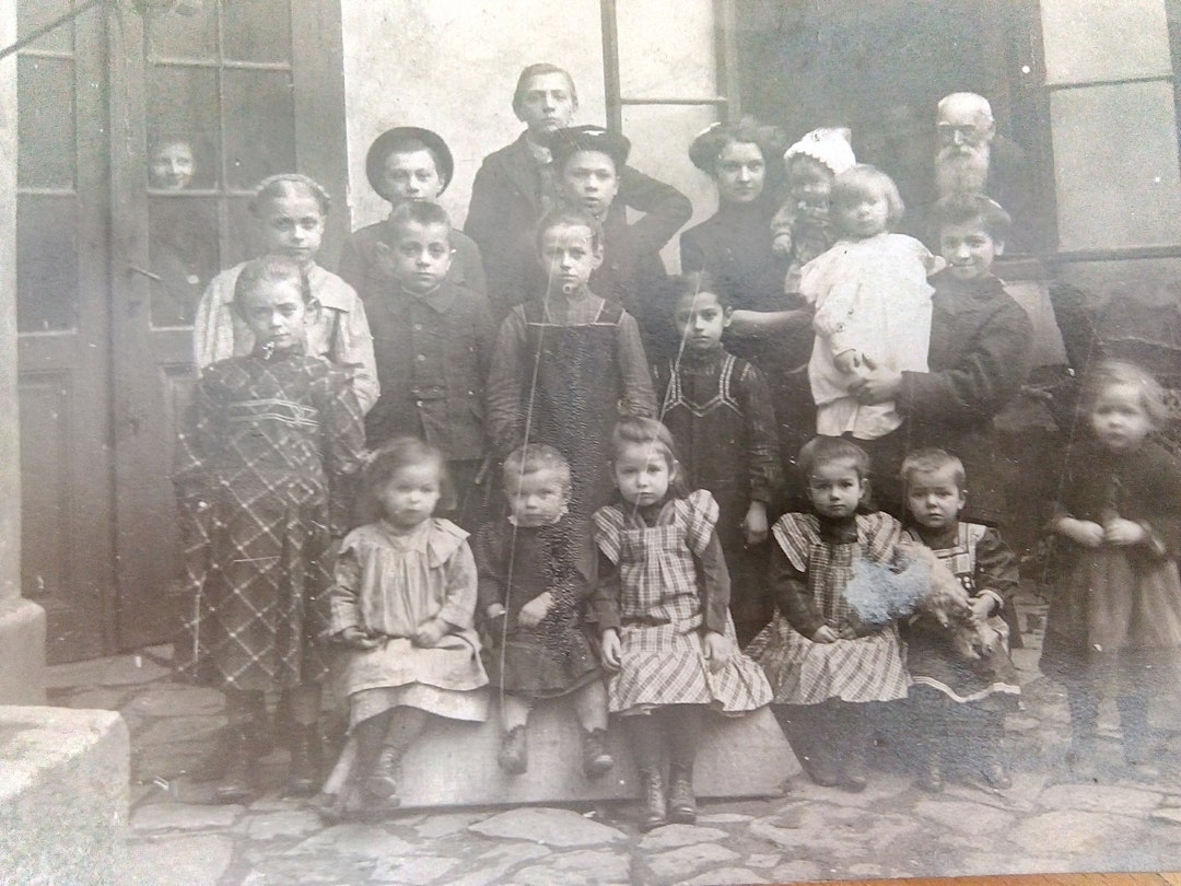 Vintage Original Photo Children From 1918 Wien, Vienna Antonigasse ...
