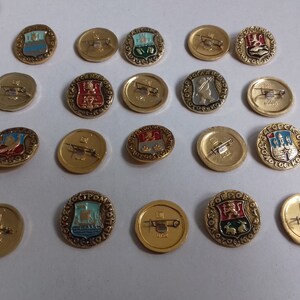 Set of 20 Pin Badge Coat of Arms City Towns Crests USSR Russia | Etsy
