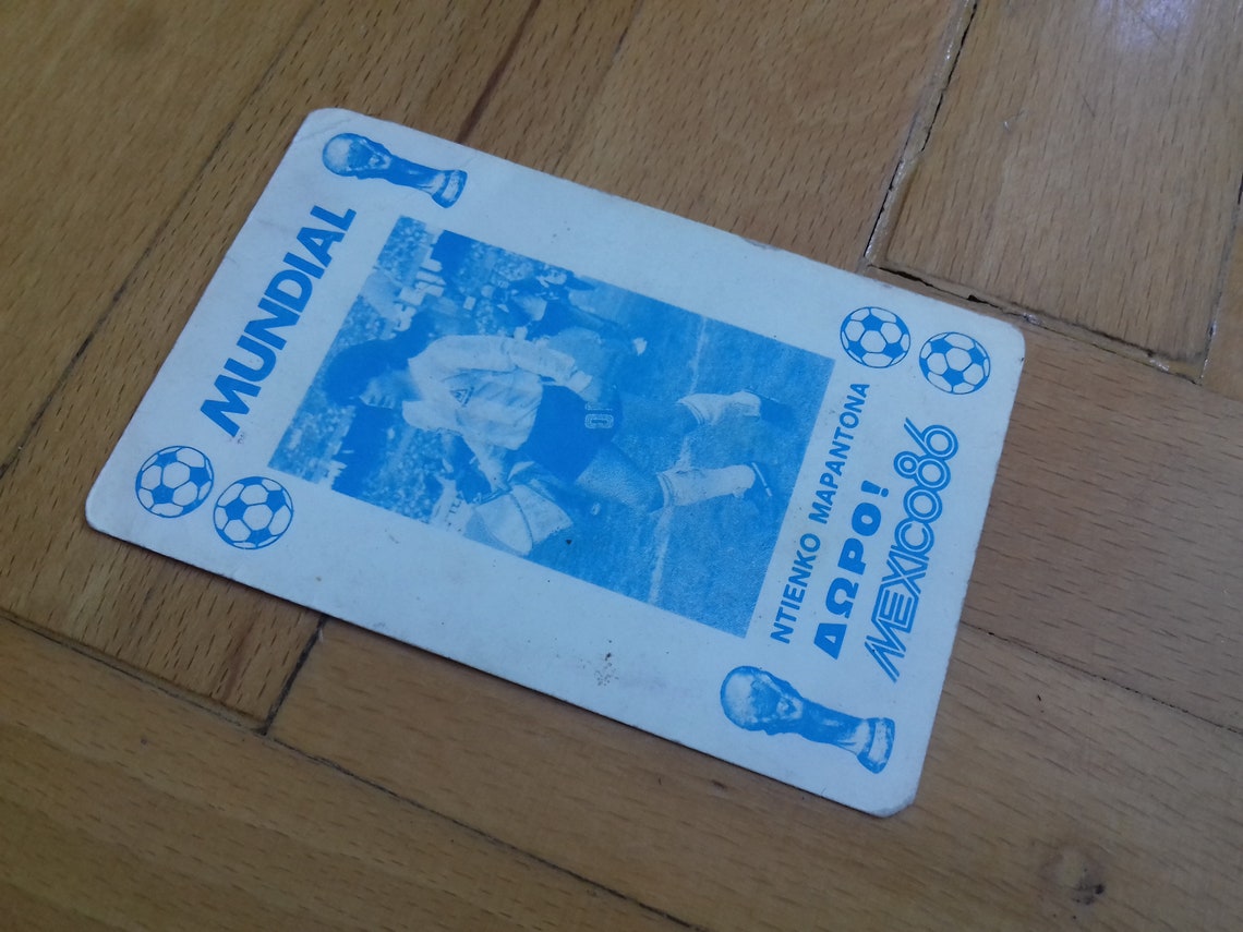 Vintage Card Brazil Soccer Team 1986 FIFA World Cup Mexico - Etsy