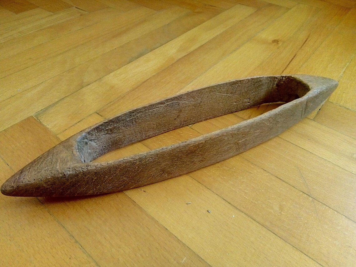 Vintage Wooden Weaving Tool-loom Shuttle/ Rustic Home Decor - Etsy