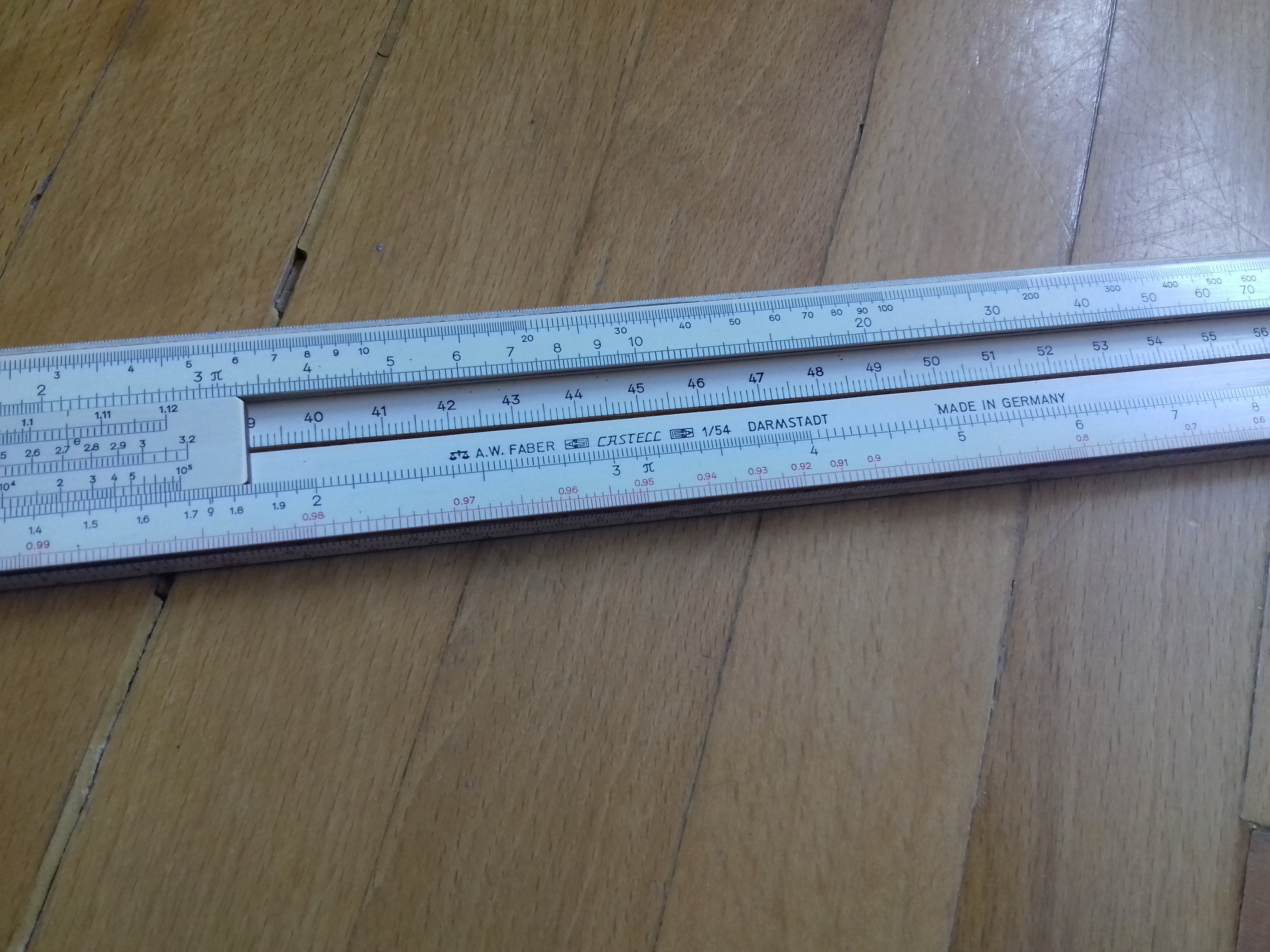 Vintage German Slide Ruler FABER CASTELL 1/54 - Etsy