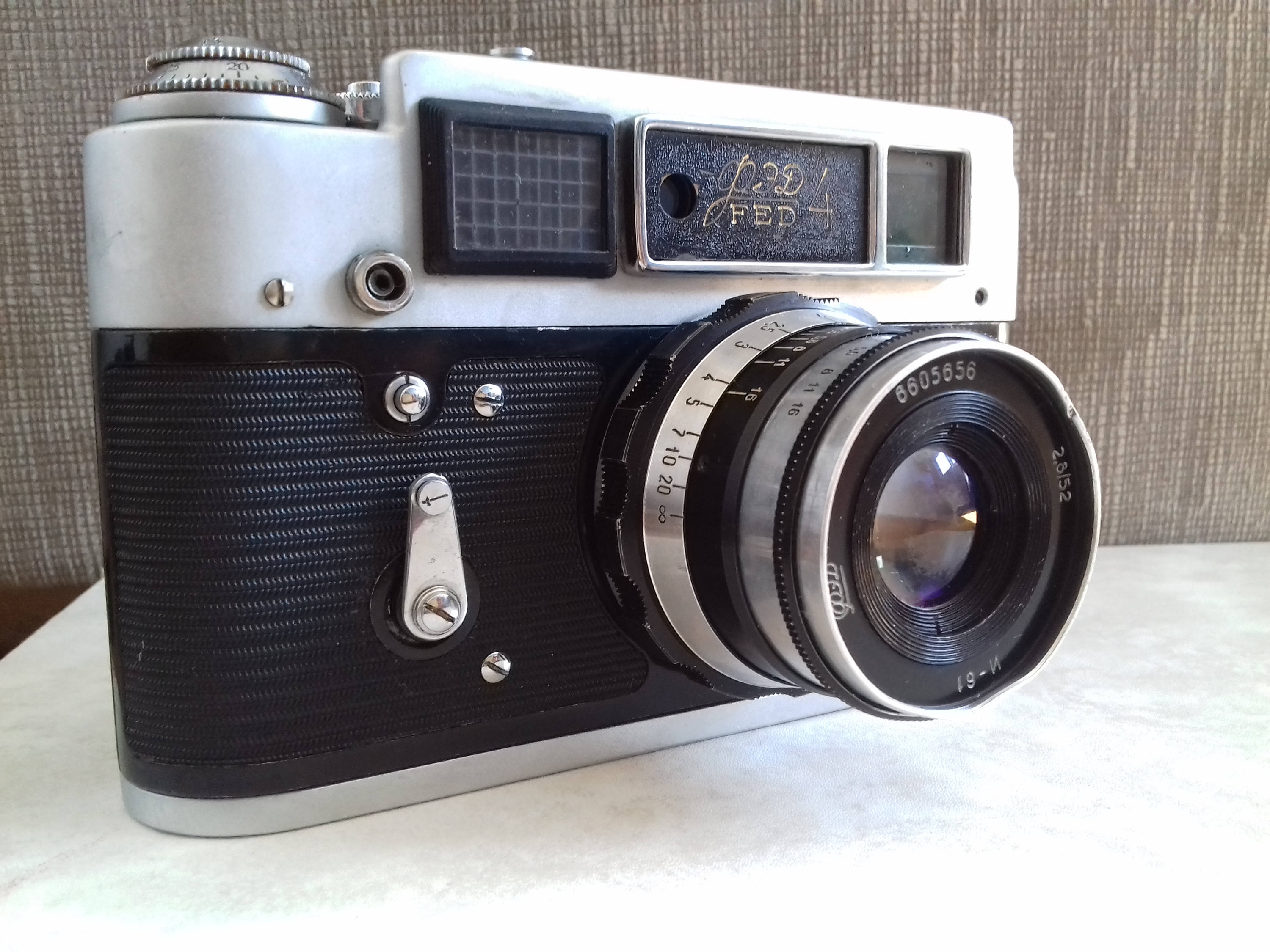 Vintage Soviet Rangefinder Camera FED 4 With Industar 61 Lens - Etsy