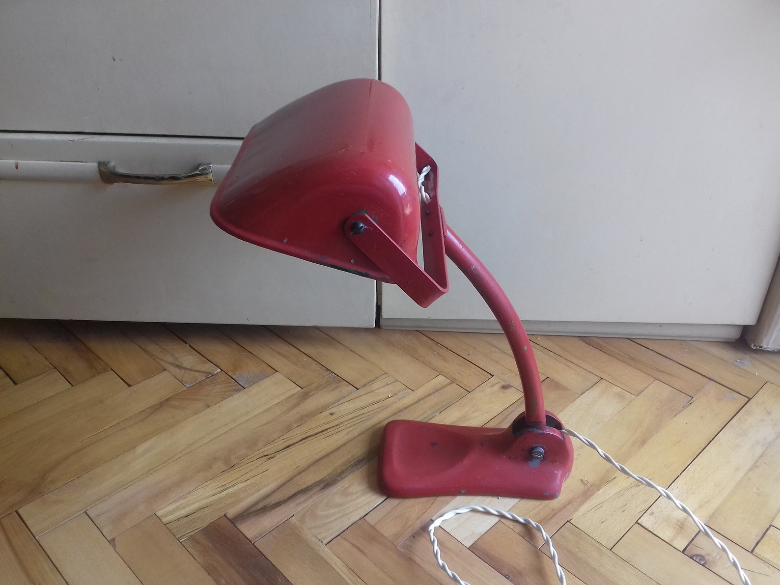 Vintage Bankers Lamp From 30's/ Antique Desk Lamp-rare - Etsy