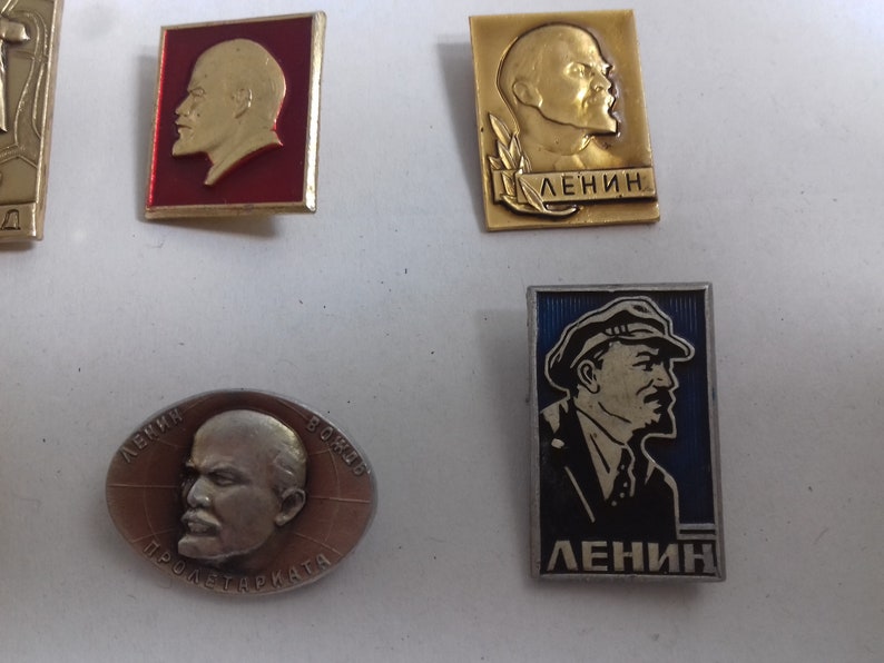 Set of 20 Soviet Vintage Pin Lenin USSR Collectibles Soviet - Etsy