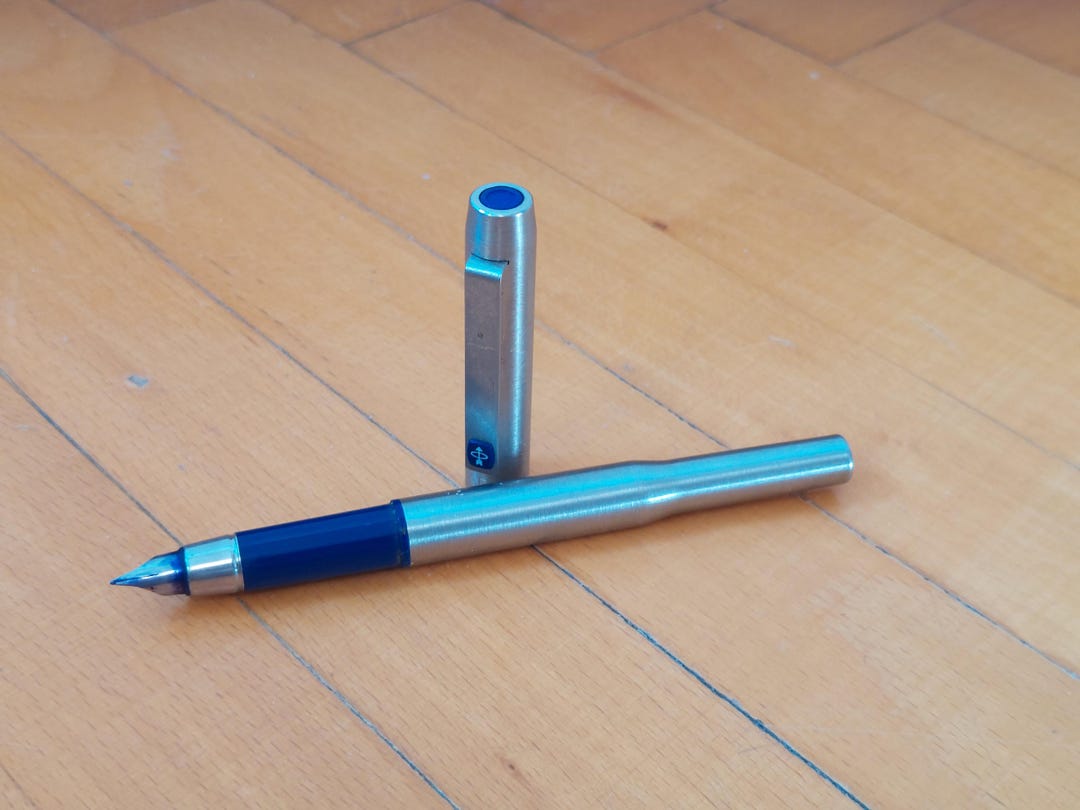 Vintage Parker 25 Blue Fountain Pen Made in England From 80s - Etsy UK
