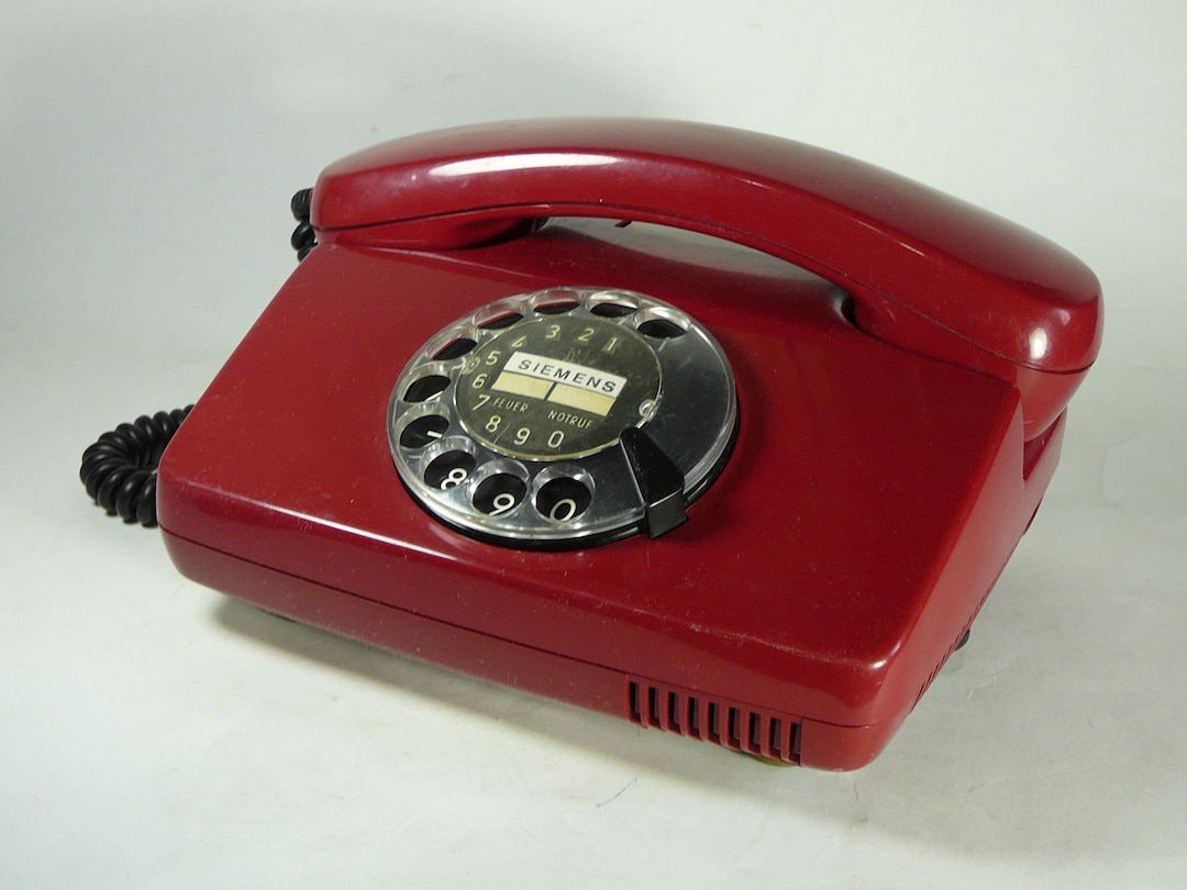 Telefono vintage Siemens-FeTAp 791 postale tedesco/telefono retrò degli ...