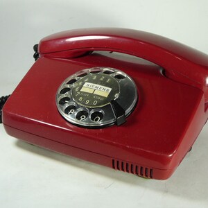 Vintage Siemens-fetap 791 Post German Dial Phone/ Retro Telephone From ...