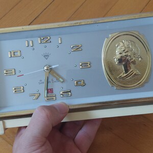 Vintage Mechanical Alarm Clock Shanghai Diamond/wind-up Desk Alarm ...